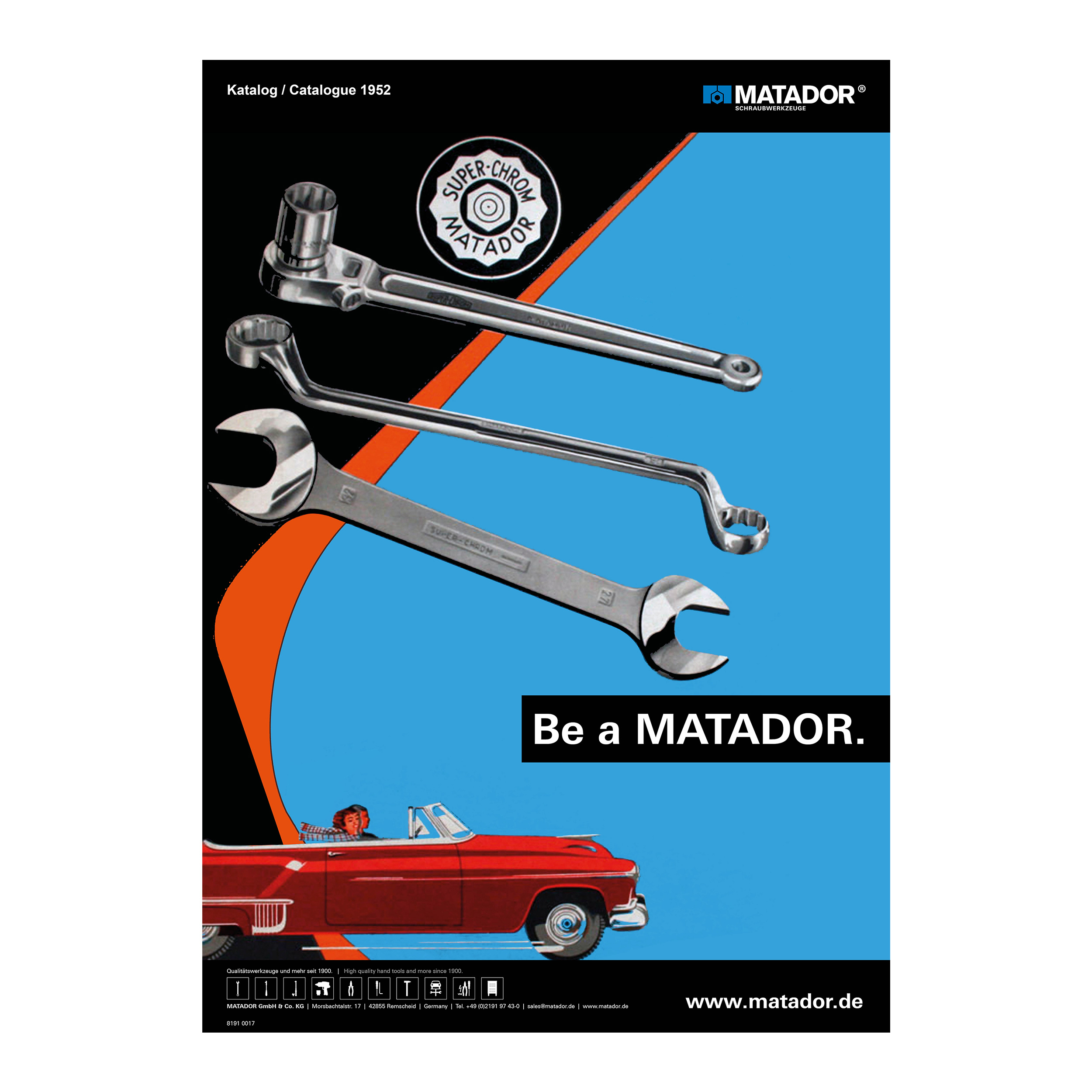 Matador Plakat Retro 1952 Art Nr 81910017